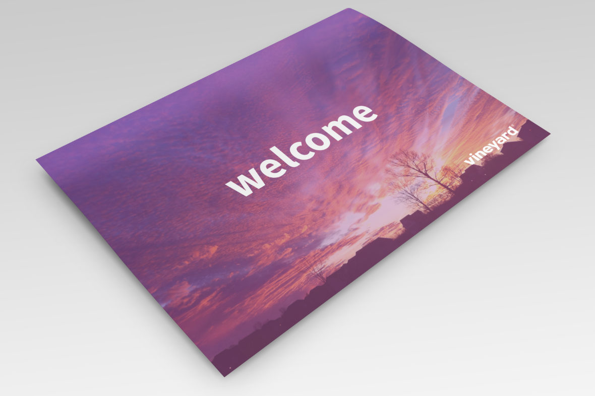 Welcome Postcards - Sunset | Vineyard Digital