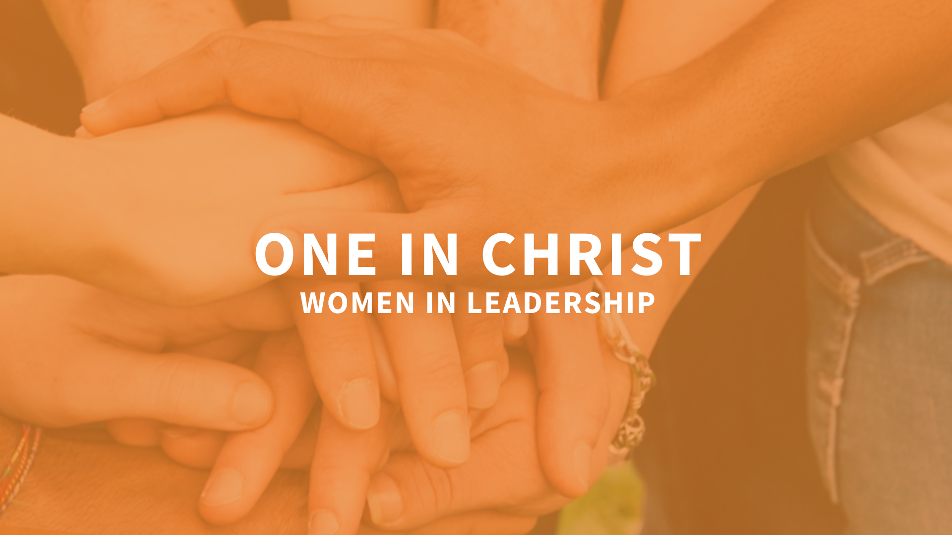 One In Christ – Women In Leadership | Vineyard Digital
